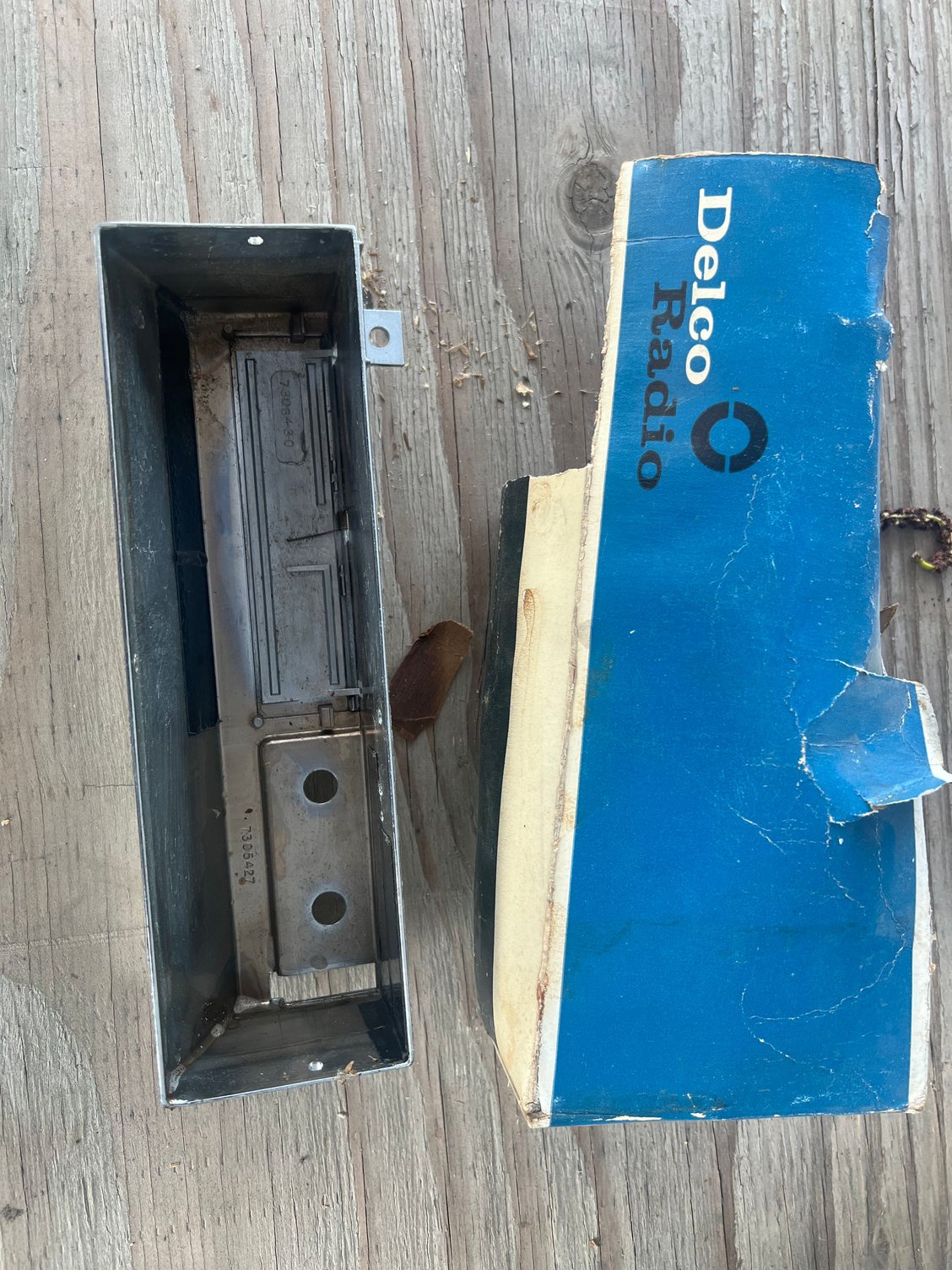 NOS 8 track player nose plate and door - ClassicOldsmobile.com