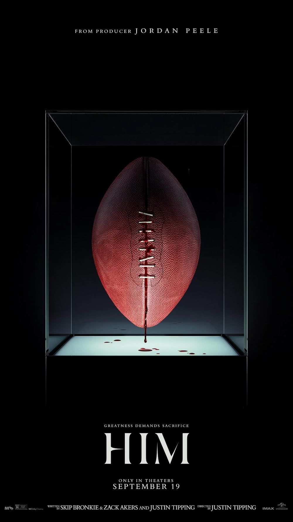 HIM (2025; D: Tipping) S: Wayans, Withers -- sports horror thriller ...