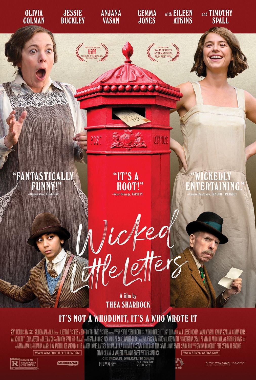 Wicked Little Letters (2024, D: Sharrock) S: Olivia Colman, Jessie ...