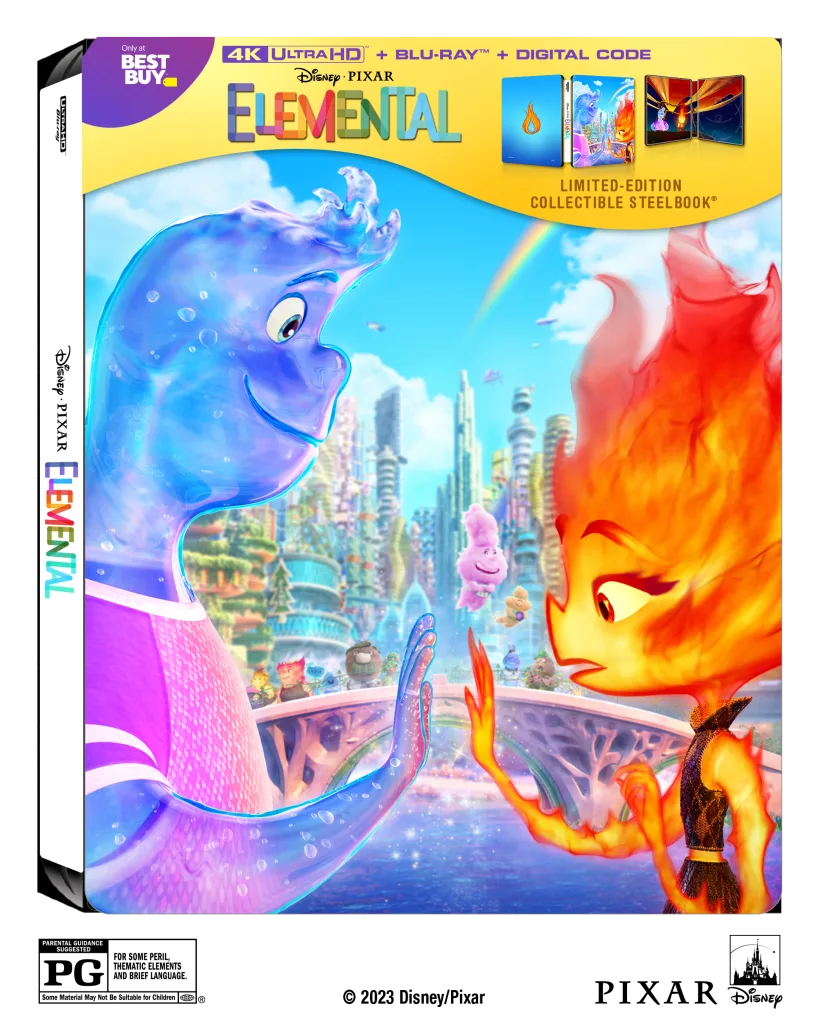 PIXAR'S ELEMENTAL: 4K UHD / Blu-Ray - September 26, 2023 - DVD Talk Forum