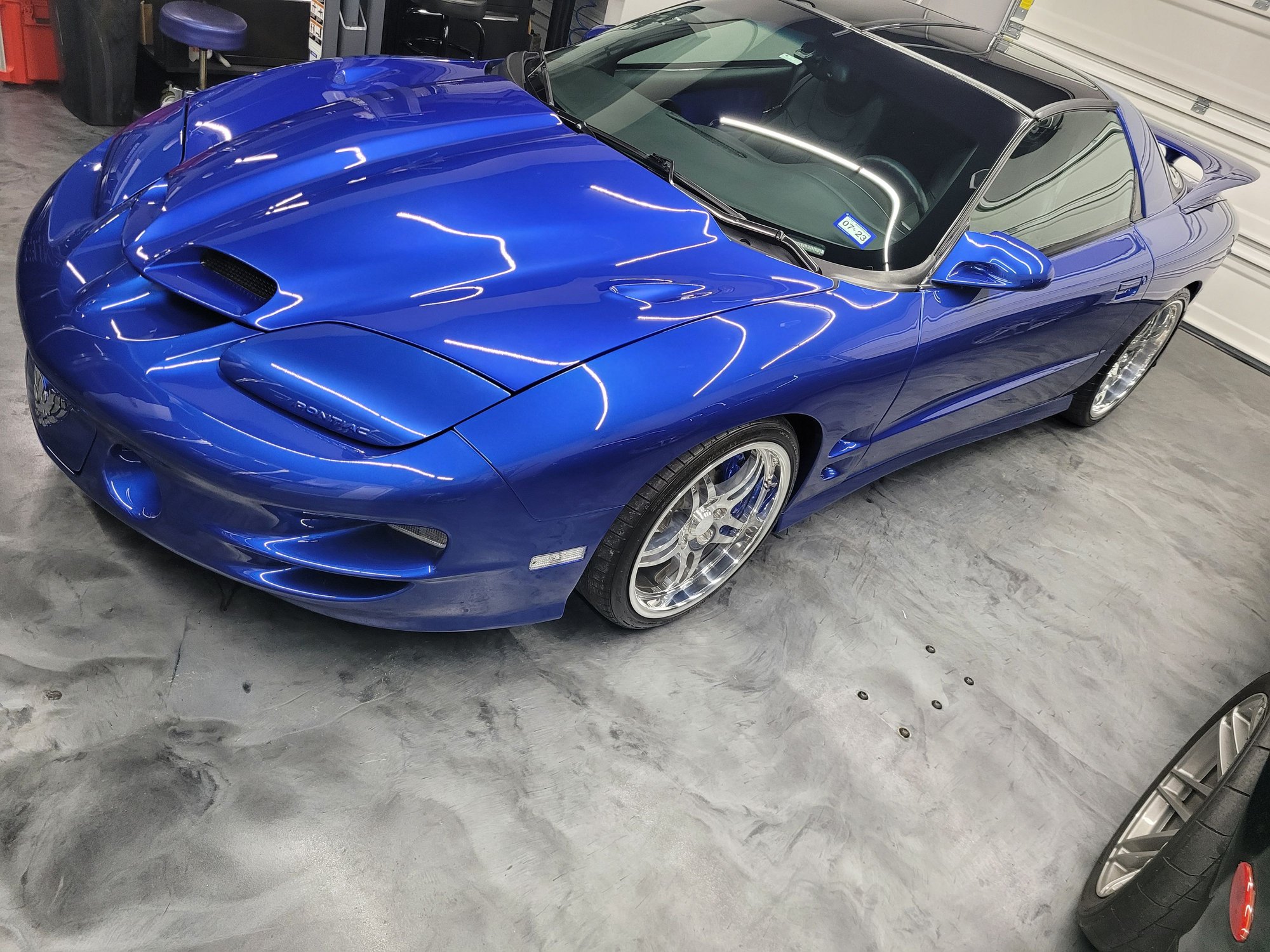 Pontiac Trans Am WS6, 402ci, T56, Viper blue paint, CCW wheels ...