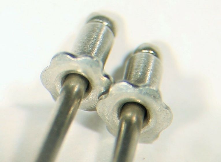 Other Makes Special rosette rivets for VIN plates