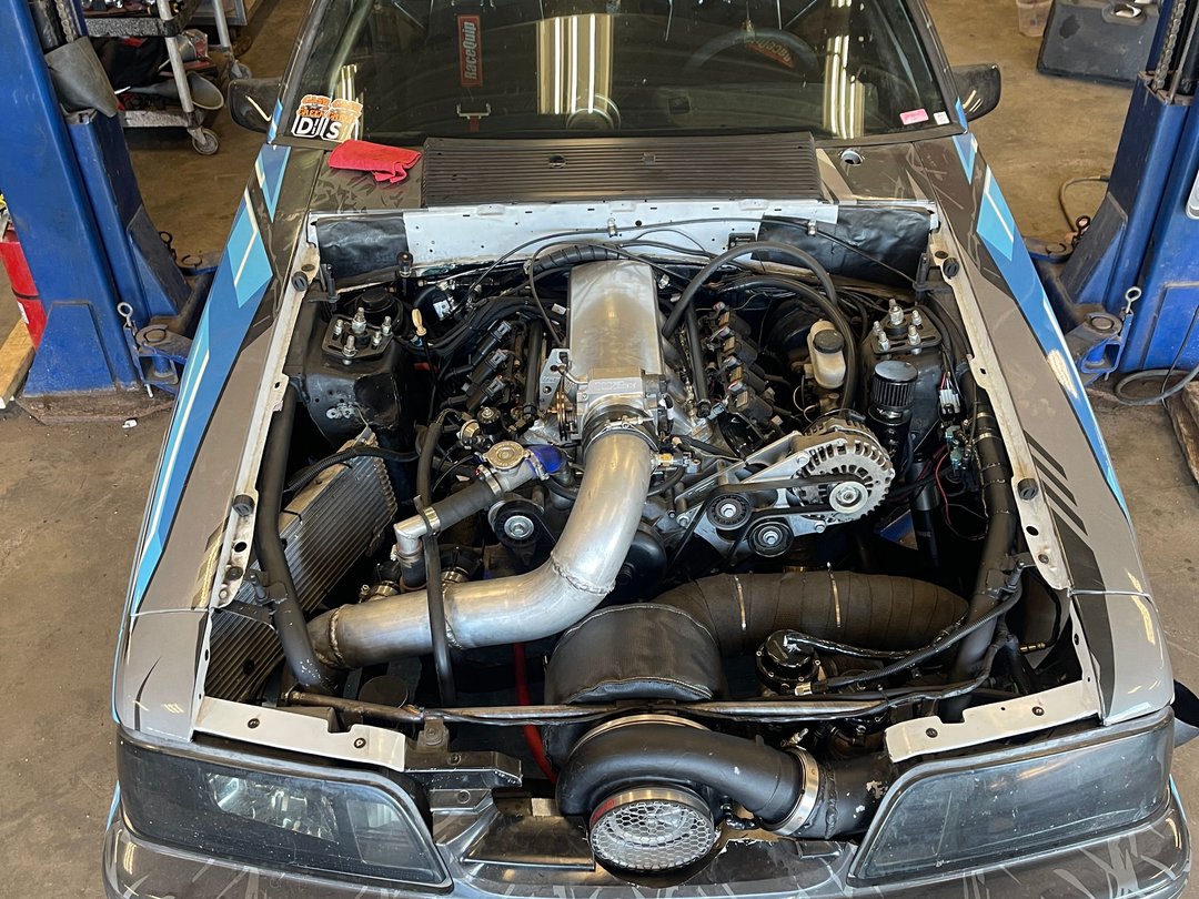 LS Turbo Foxbody 8.50 small tire no prep radial nt for Sale in ...
