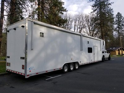 2005 Optima Stacker Race Trailer With living quarters for Sale in ...