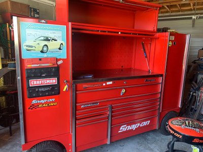 Snap on snapon Snap on red pit box. 2 bank for Sale in Edgewater, FL ...