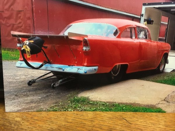 1955 Chevy Drag Race Car AND 24' Enclosed Trailer for Sale in Danville ...