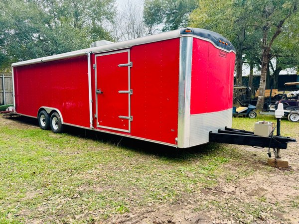 28 Ft Haulmark Car Hauler Enclosed trailer with Winch for Sale in ...