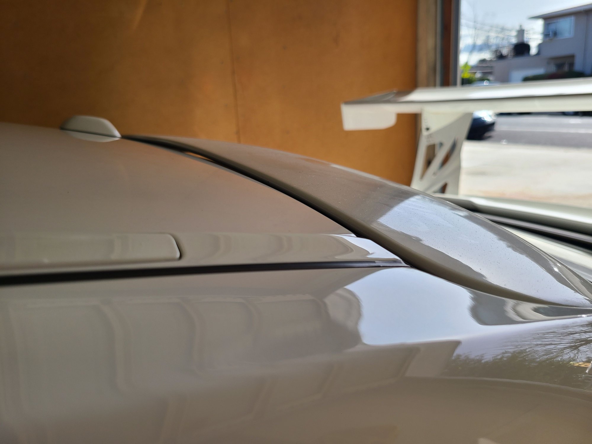 997 roof spoiler (painted Carrara White) - Rennlist - Porsche ...