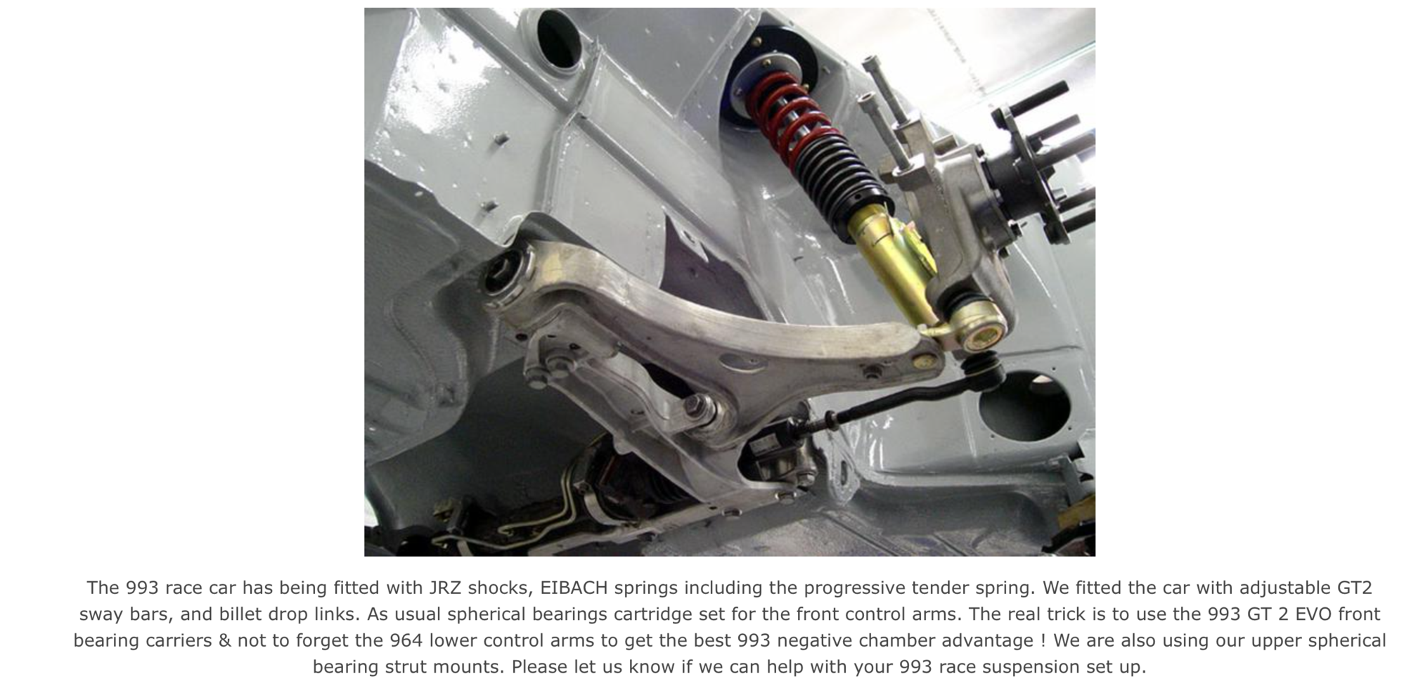 Porsche 993 front suspension vs 964 - Rennlist - Porsche Discussion Forums