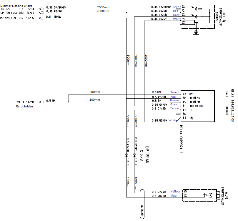 PSE Switch Wiring with Heated Window Relay - Rennlist - Porsche ...