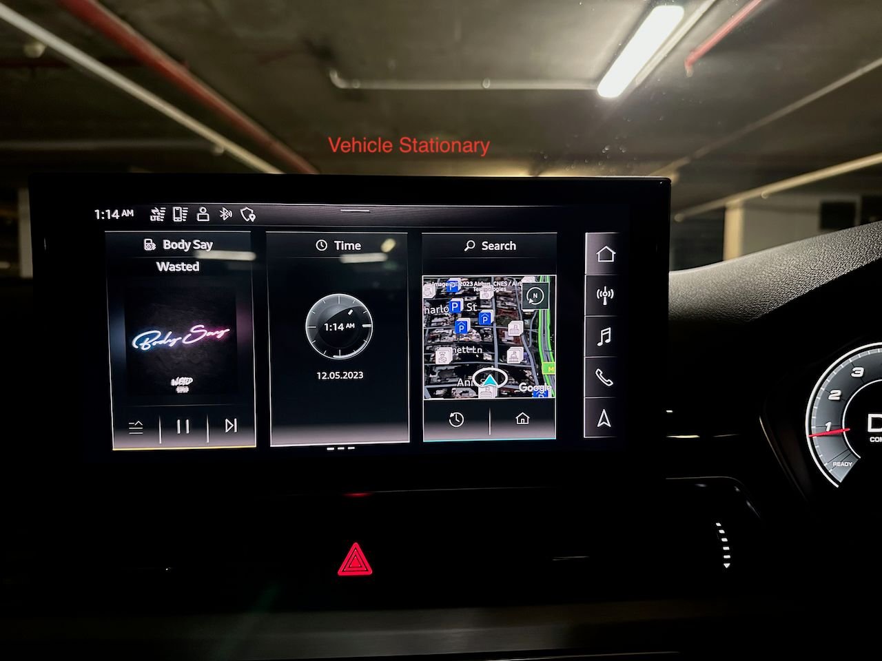 AU: 2021 Audi A5 MMI Navigation Disappears when car accelerates ...