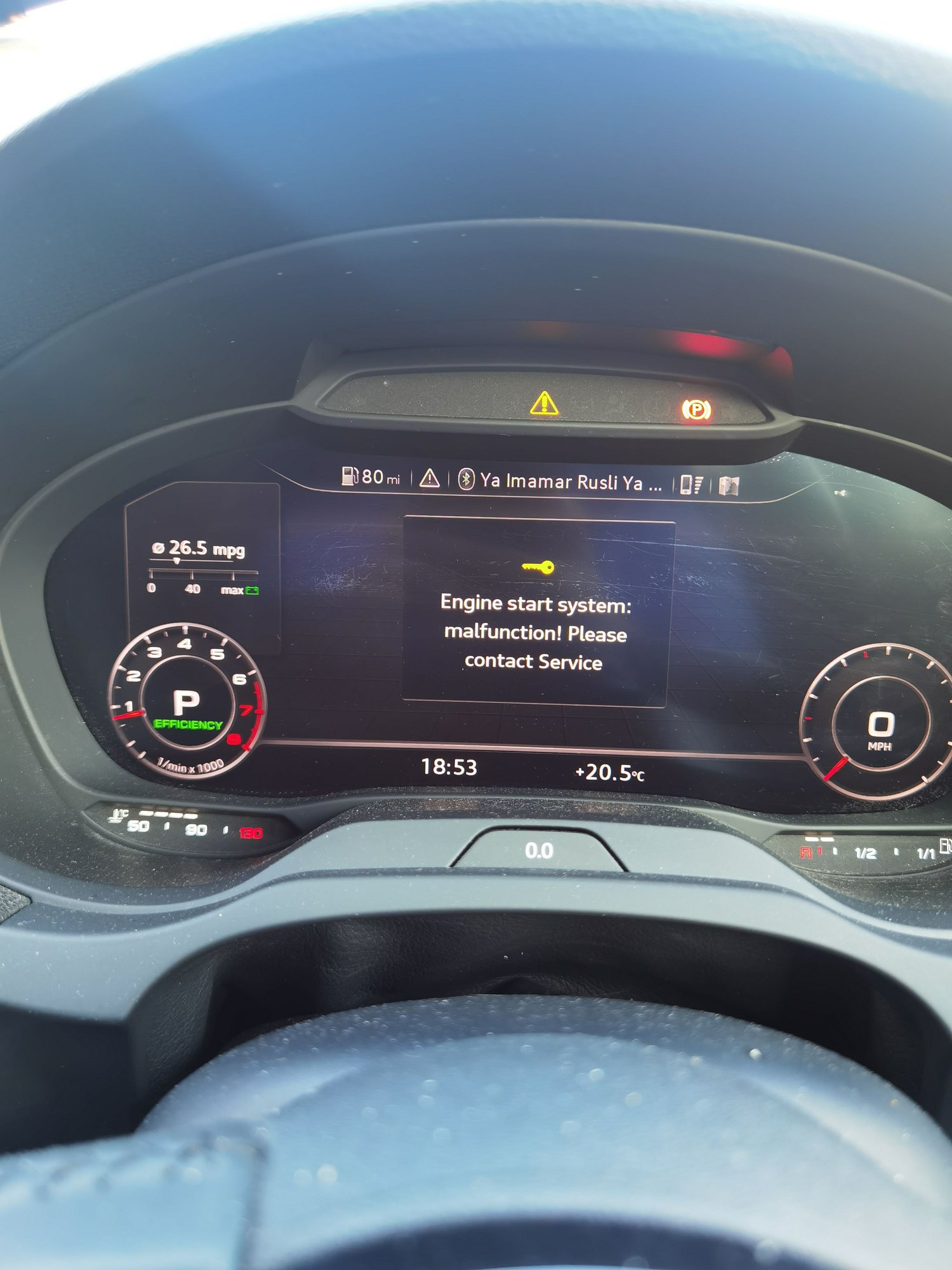 UK: Audi A3 2017 - Engine start system malfunction - AudiWorld Forums