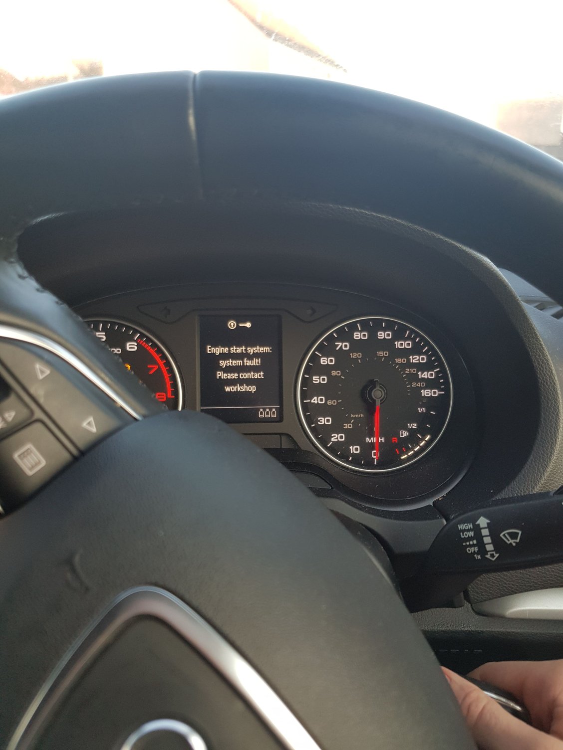 Engine start up warning - AudiWorld Forums