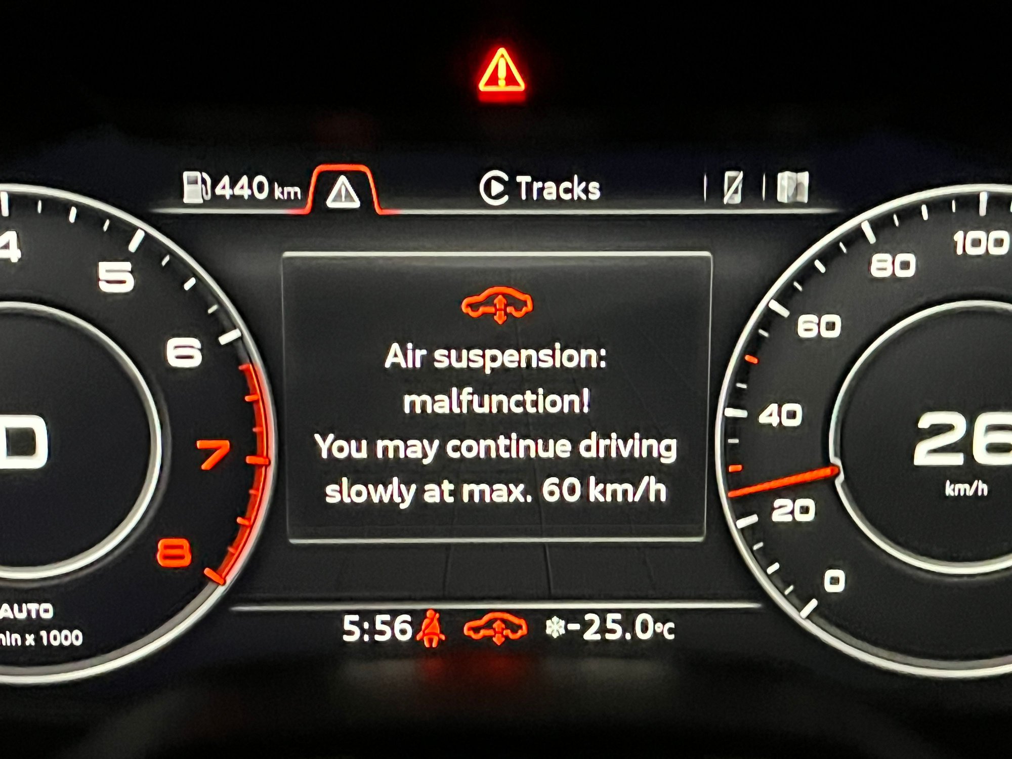 Cold weather and air suspension - AudiWorld Forums