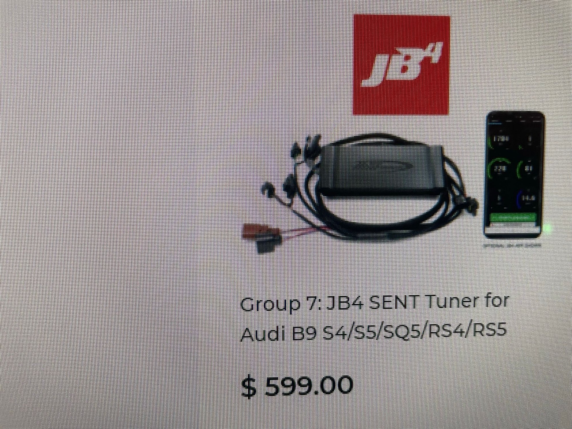 JB4-SENT Tuner-For Audi B9-S4/S5/SQ5/RS4-RS5/Audi 4M-Q8-3.0T/Audi C8-A6 ...