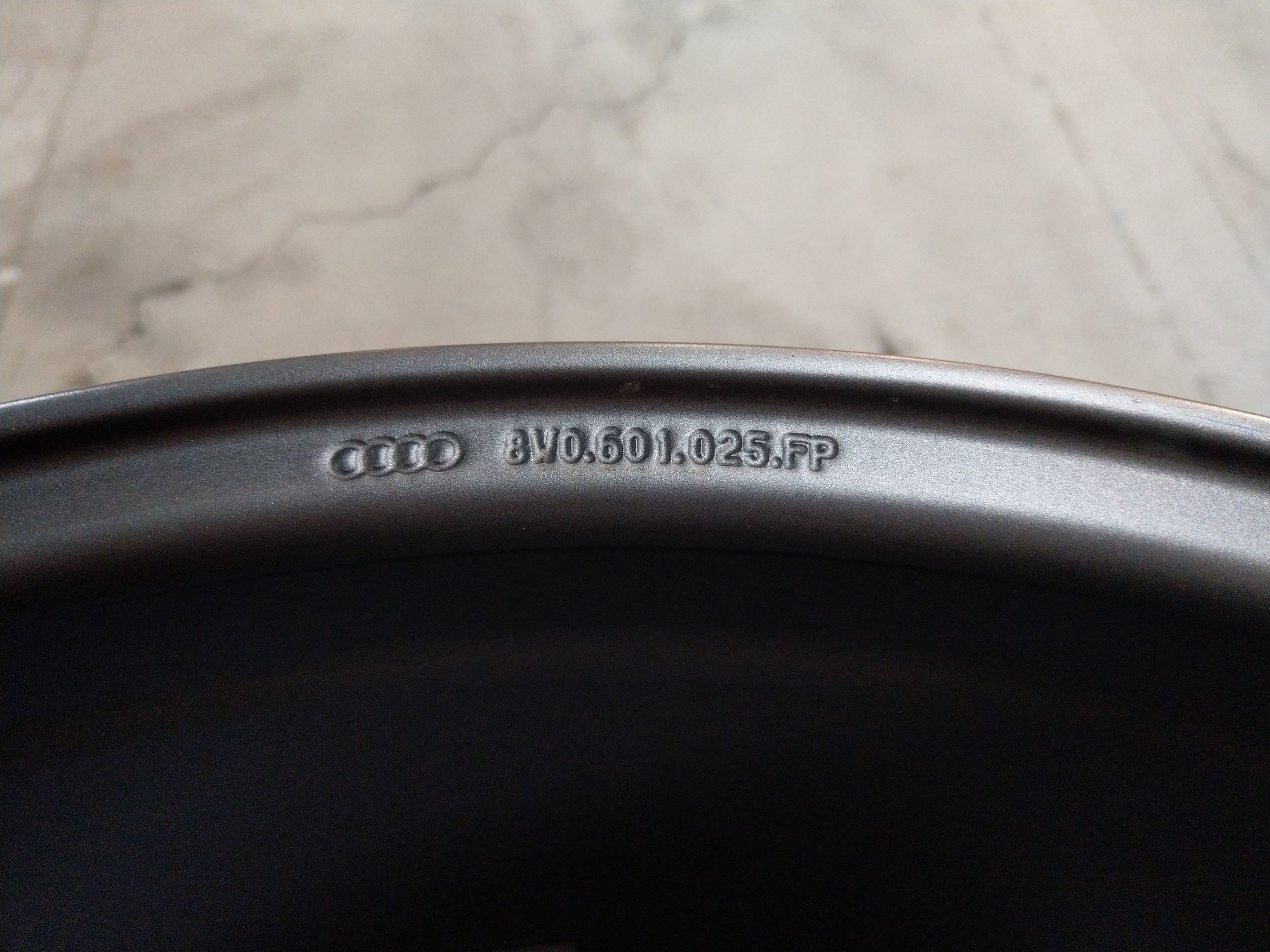 2019 Audi RS5 forged peak design 5 spoke wheels Bi-color titanium machined - AudiWorld Forums