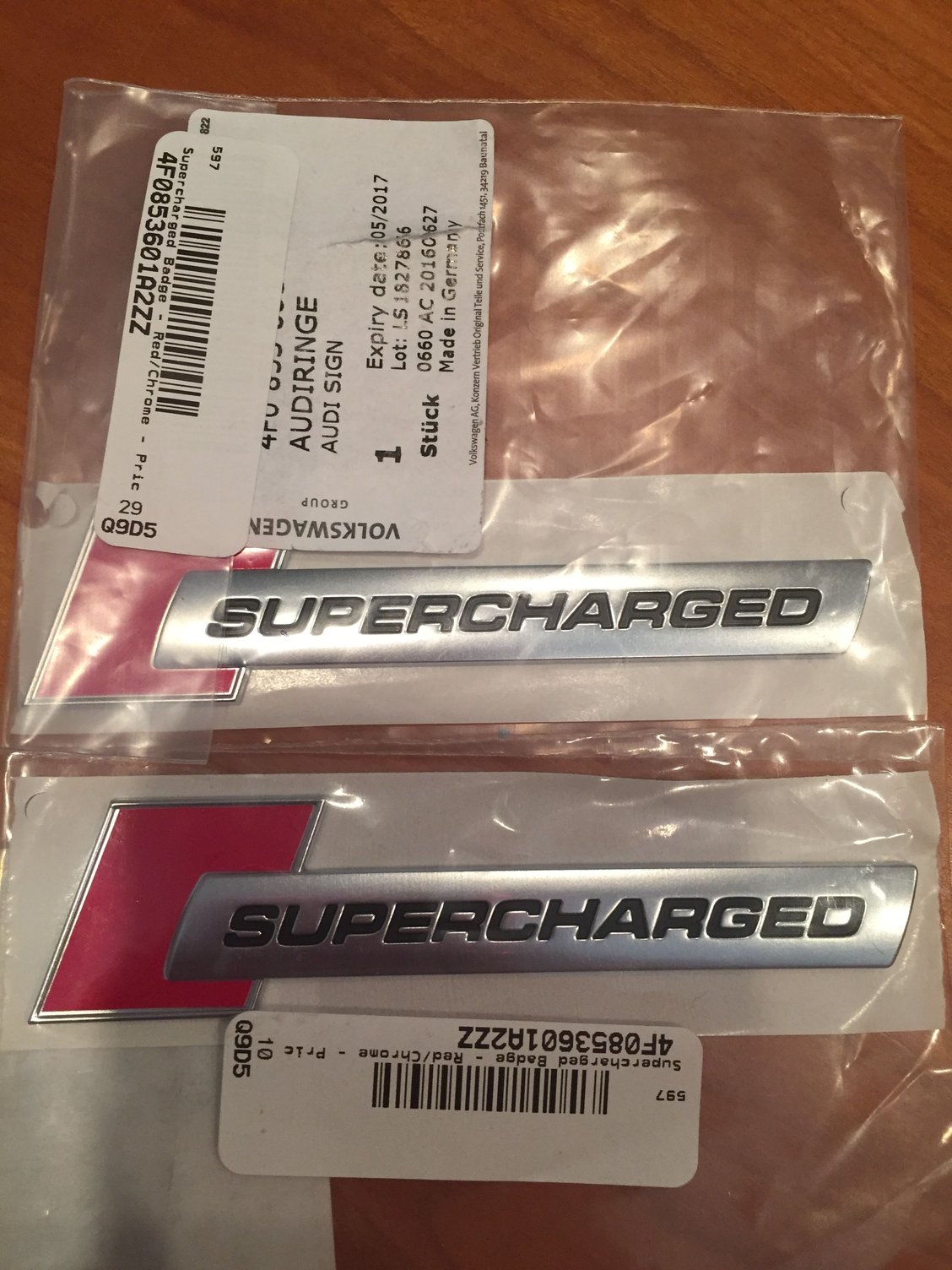 Are these authentic badges? - AudiWorld Forums