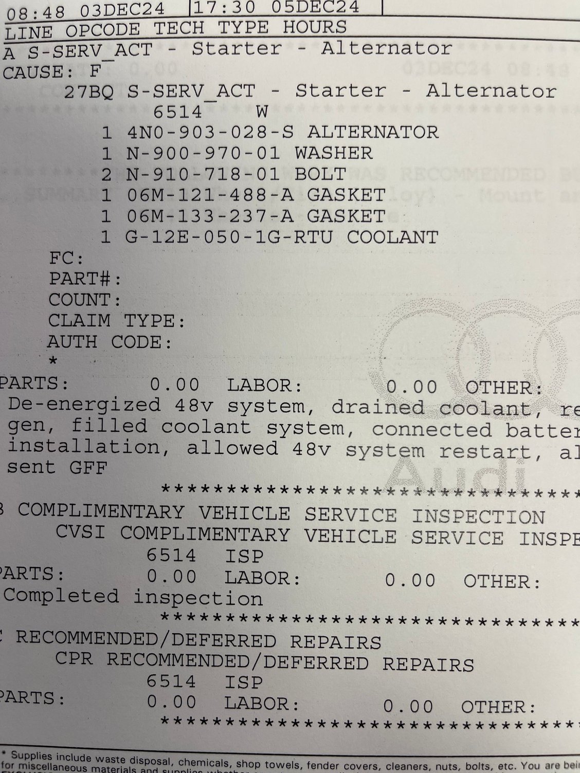 Electric System Malfunction - Page 159 - AudiWorld Forums