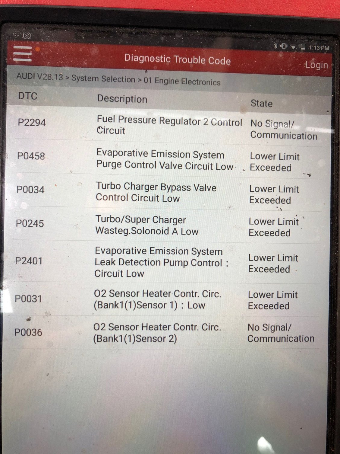 A4 Multiple codes hesitation/long crank/no power - AudiWorld Forums