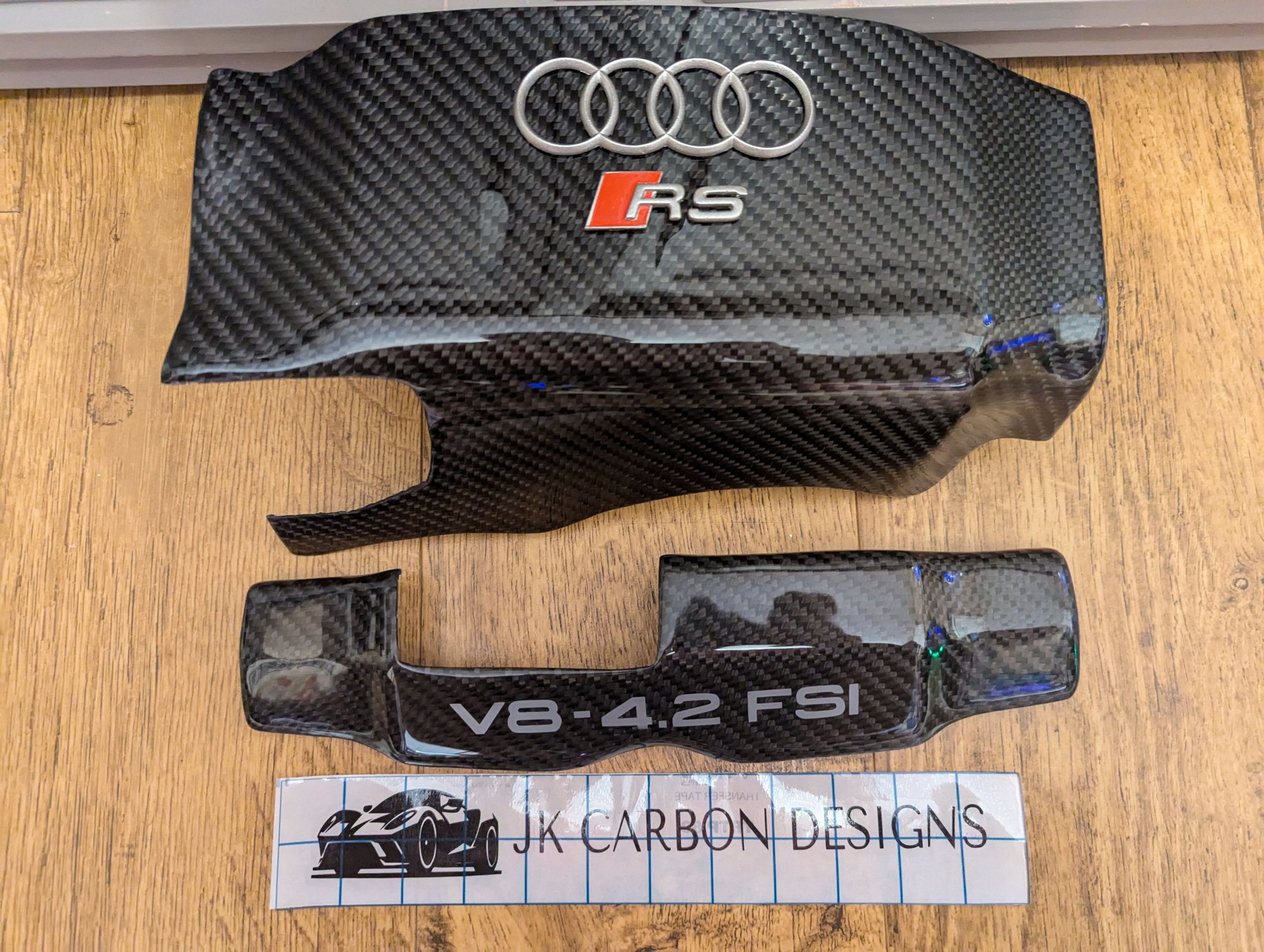 Audi B7 RS4 carbon fiber engine covers - AudiWorld Forums
