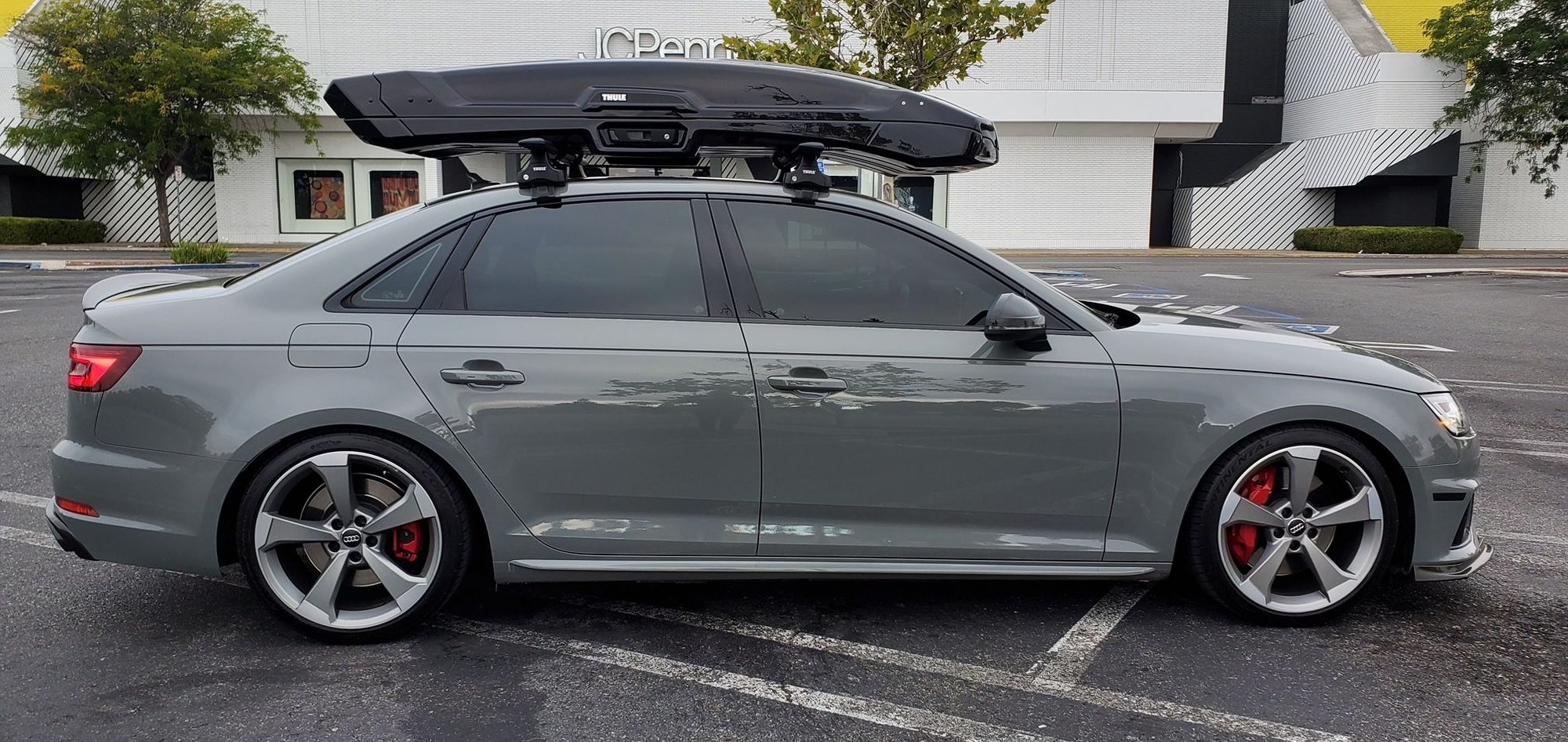 THULE VECTOR ALPINE ROOFBOX PLUS WINGBAR EVO ROOF RACK FS! - AudiWorld ...