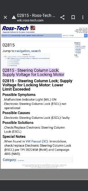 J393 Fault help - AudiWorld Forums