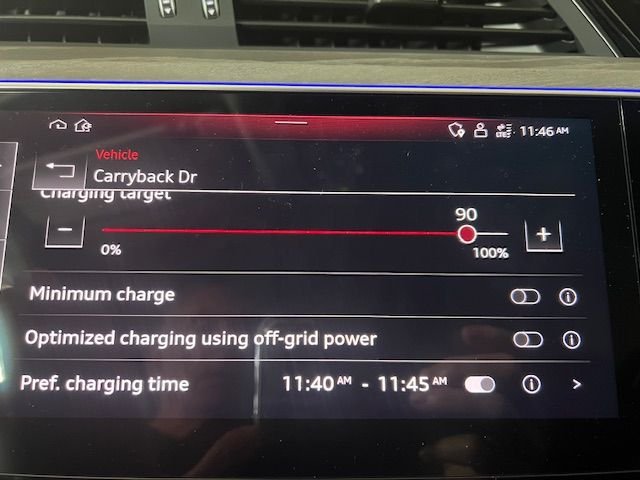 Scheduled charging? - AudiWorld Forums