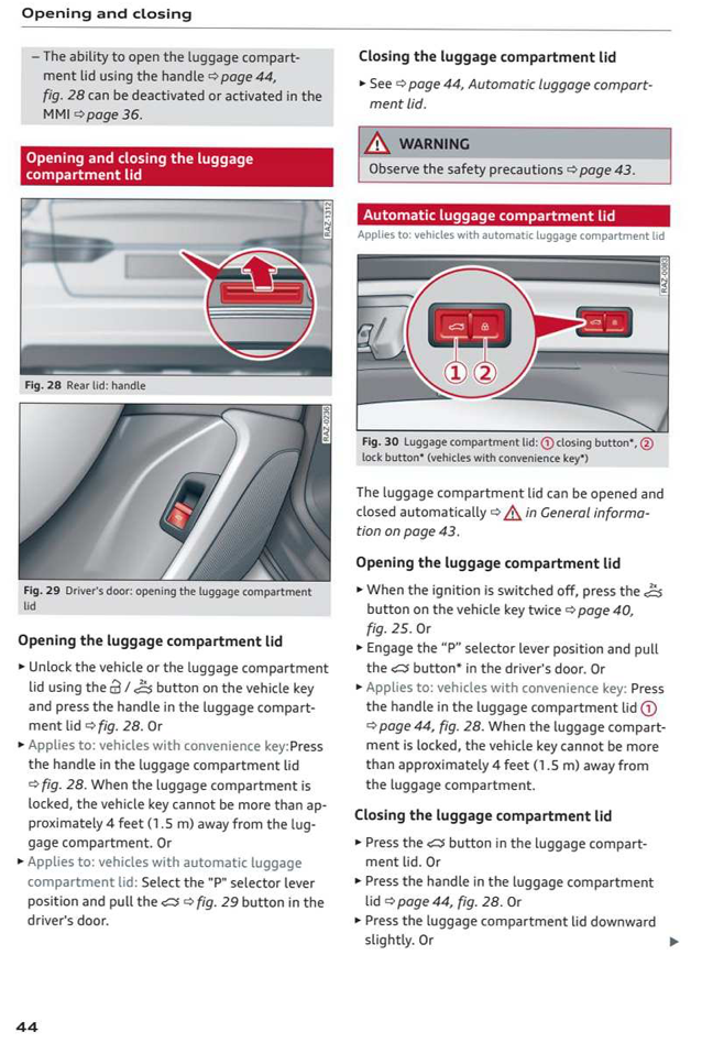 Door Opening & Locking Issue - AudiWorld Forums