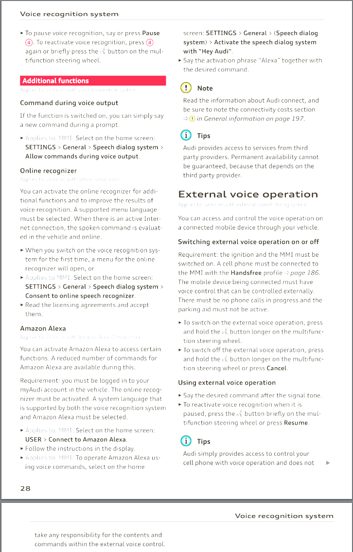 Climate control and speech recognition - AudiWorld Forums