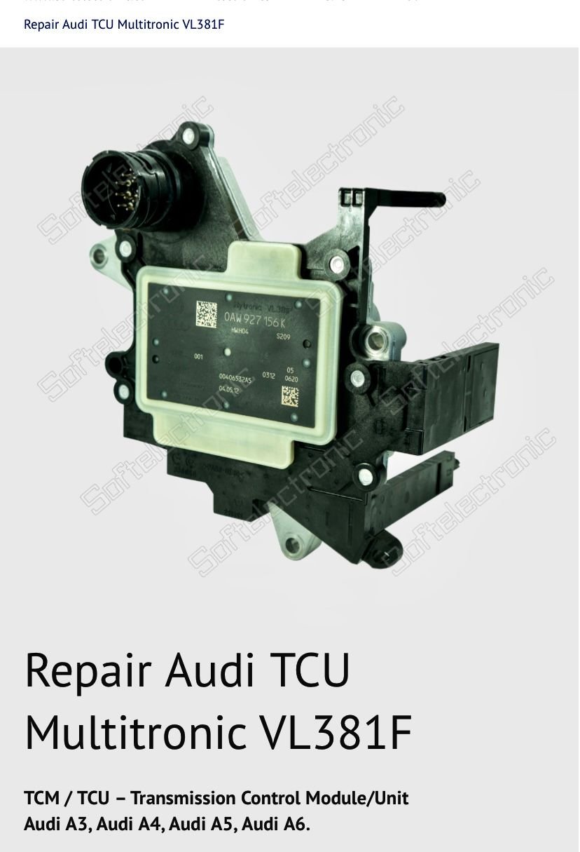 ES: P0717 Dtc mutitronic audi - AudiWorld Forums