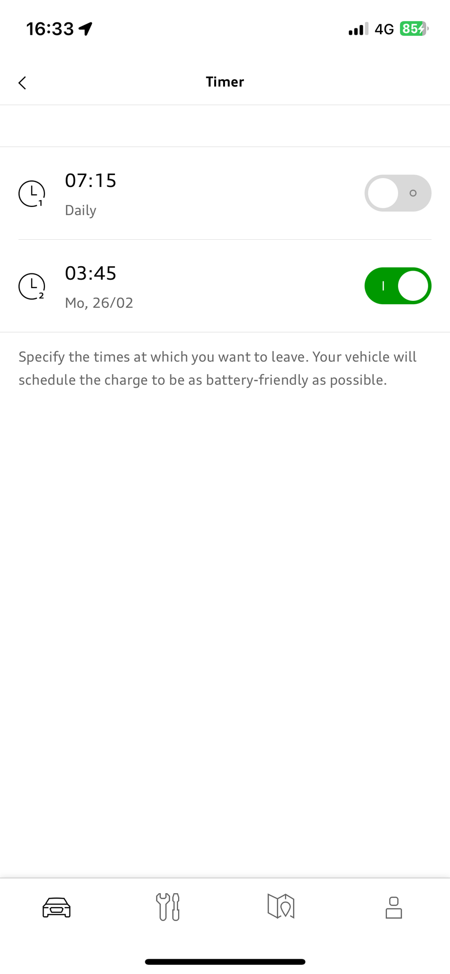 Charge timer switching itself on - AudiWorld Forums