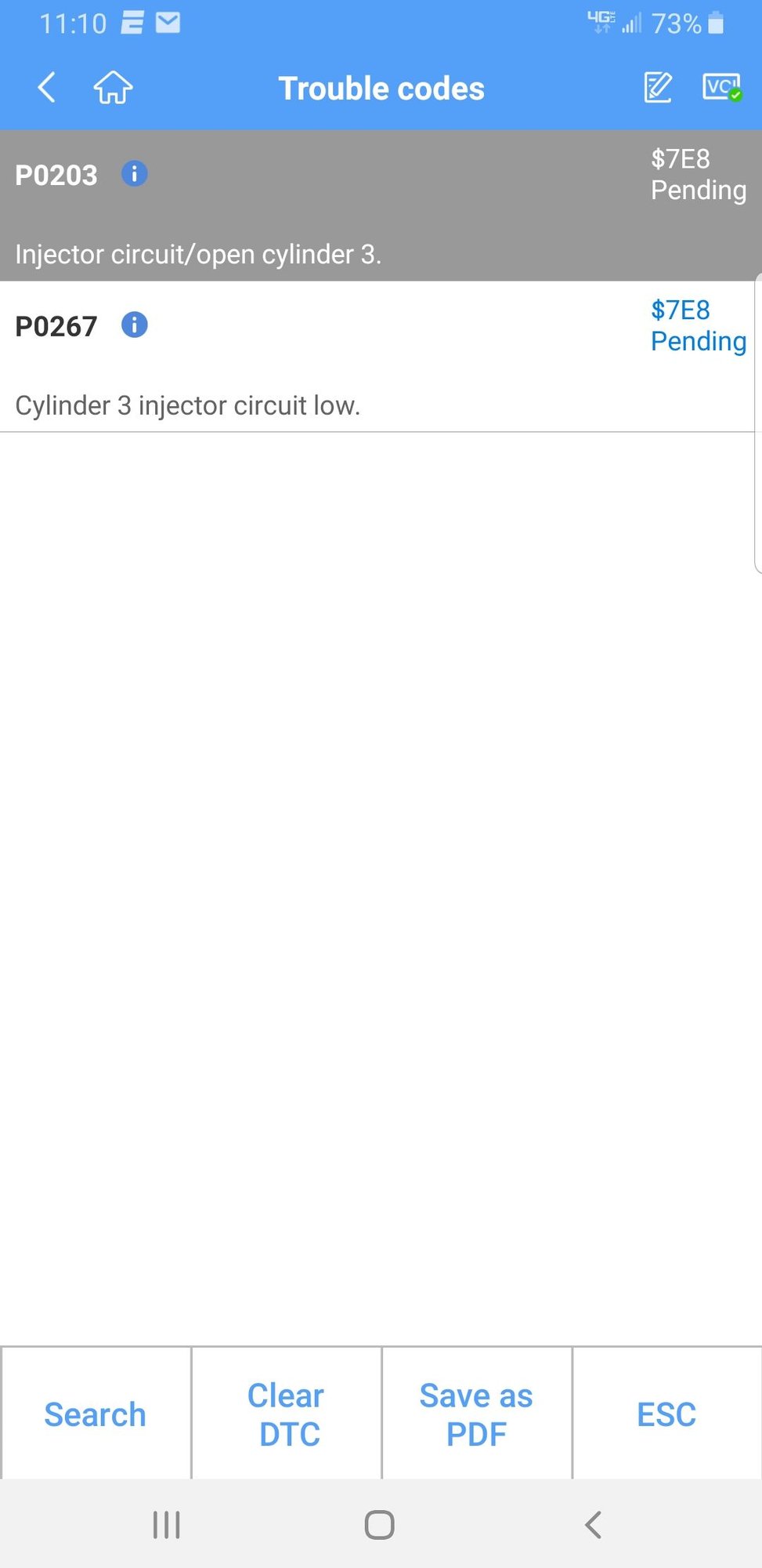 Code P0203 Injector circuit open - AudiWorld Forums