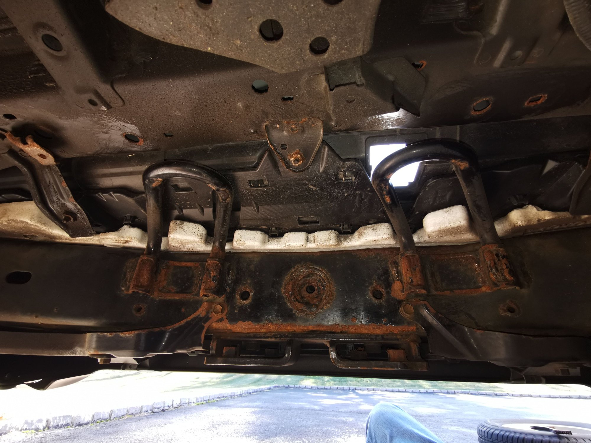 Surface rust close to spare tire - ClubLexus - Lexus Forum Discussion