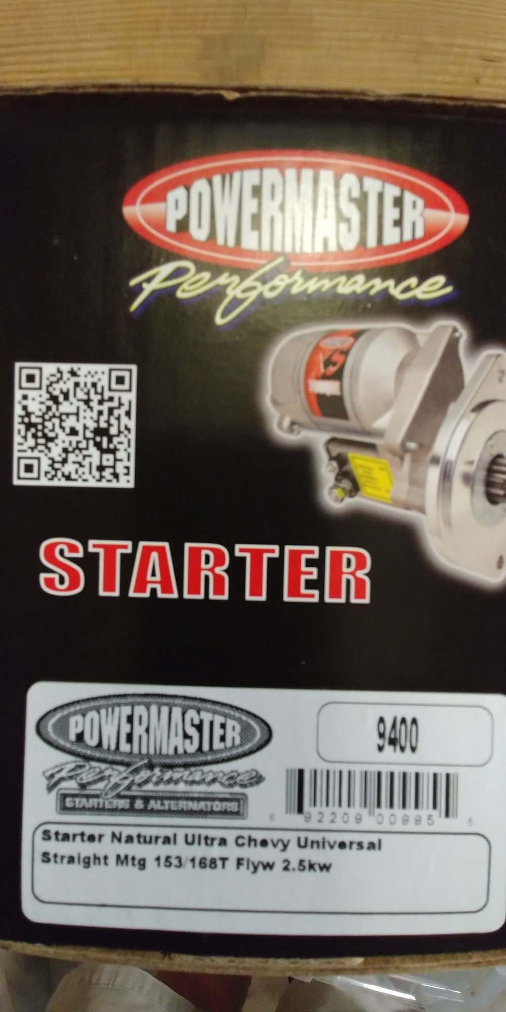 FS (For Sale) For Sale Or Trade -Powermaster Performance 9400 Starter ...