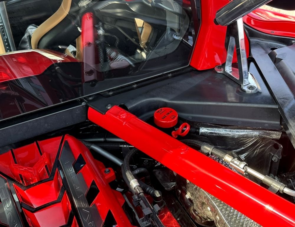 RPI Presents 2020-2024 C8 Corvette Painted Engine Bay Dip Stick ...