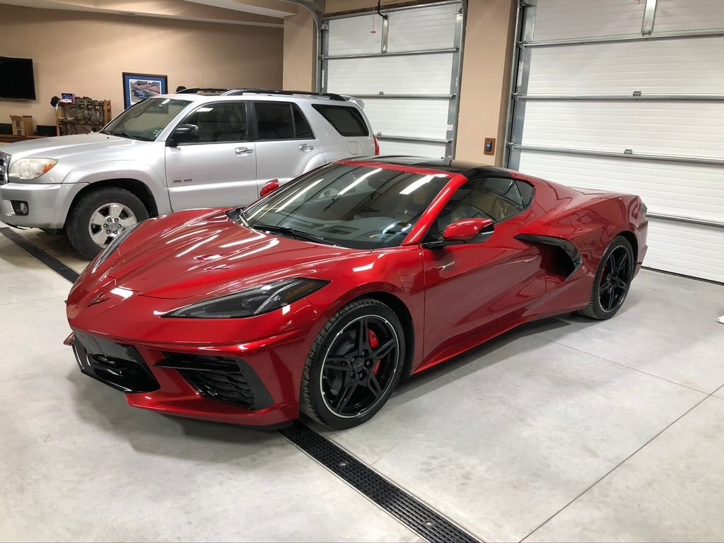 SOLD FS 2021 C8 Red Mist Metallic 3LT, Mag Ride, 9 miles ...