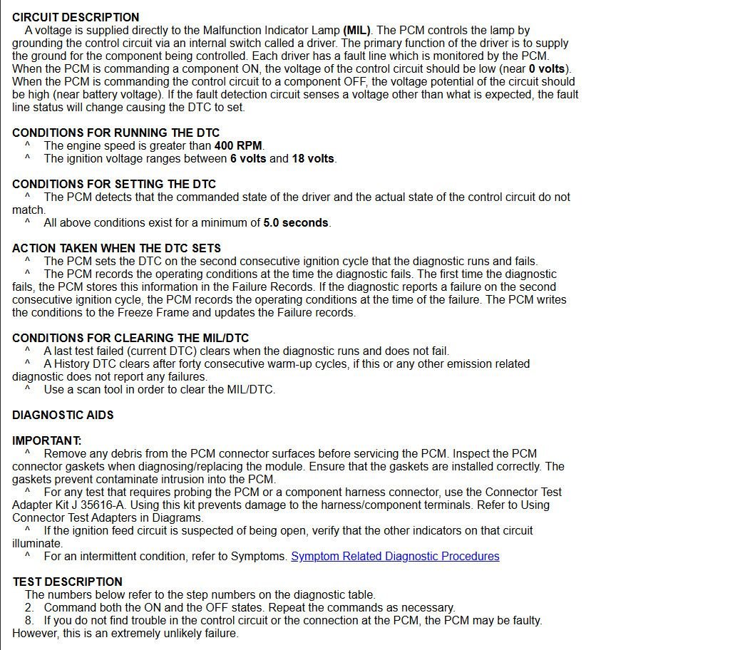 P0650 Code - CorvetteForum - Chevrolet Corvette Forum Discussion