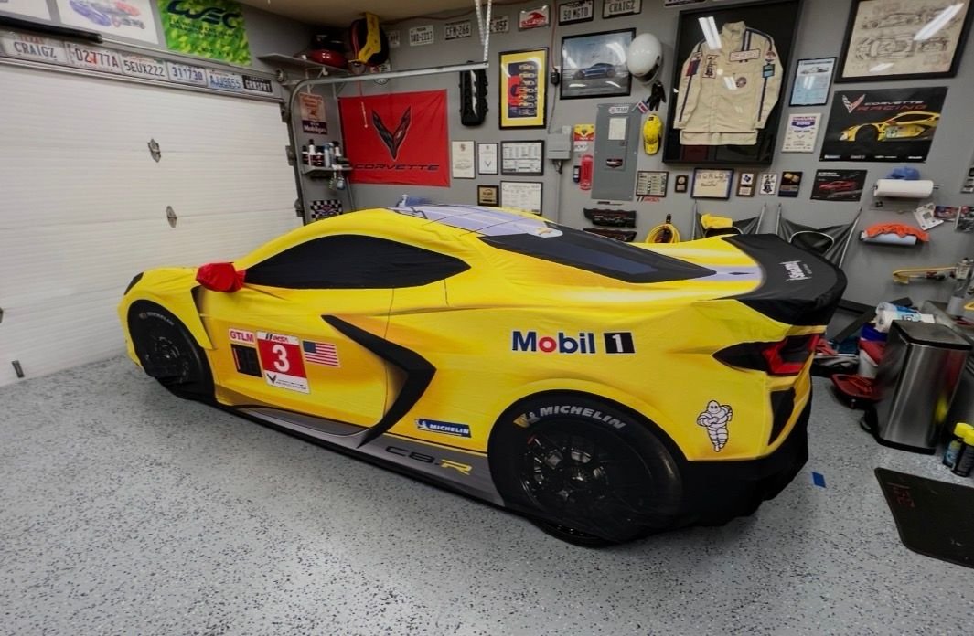 FS (For Sale) C8R Car Cover for sale. Stingray - Yellow - high wing ...