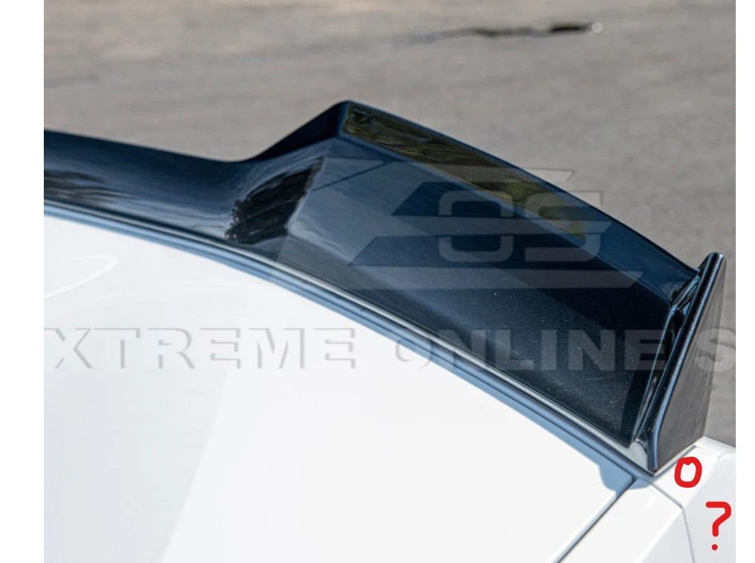 Will EOS Z05 visible duckbill spoiler cover GM Low Profile Spoiler ...