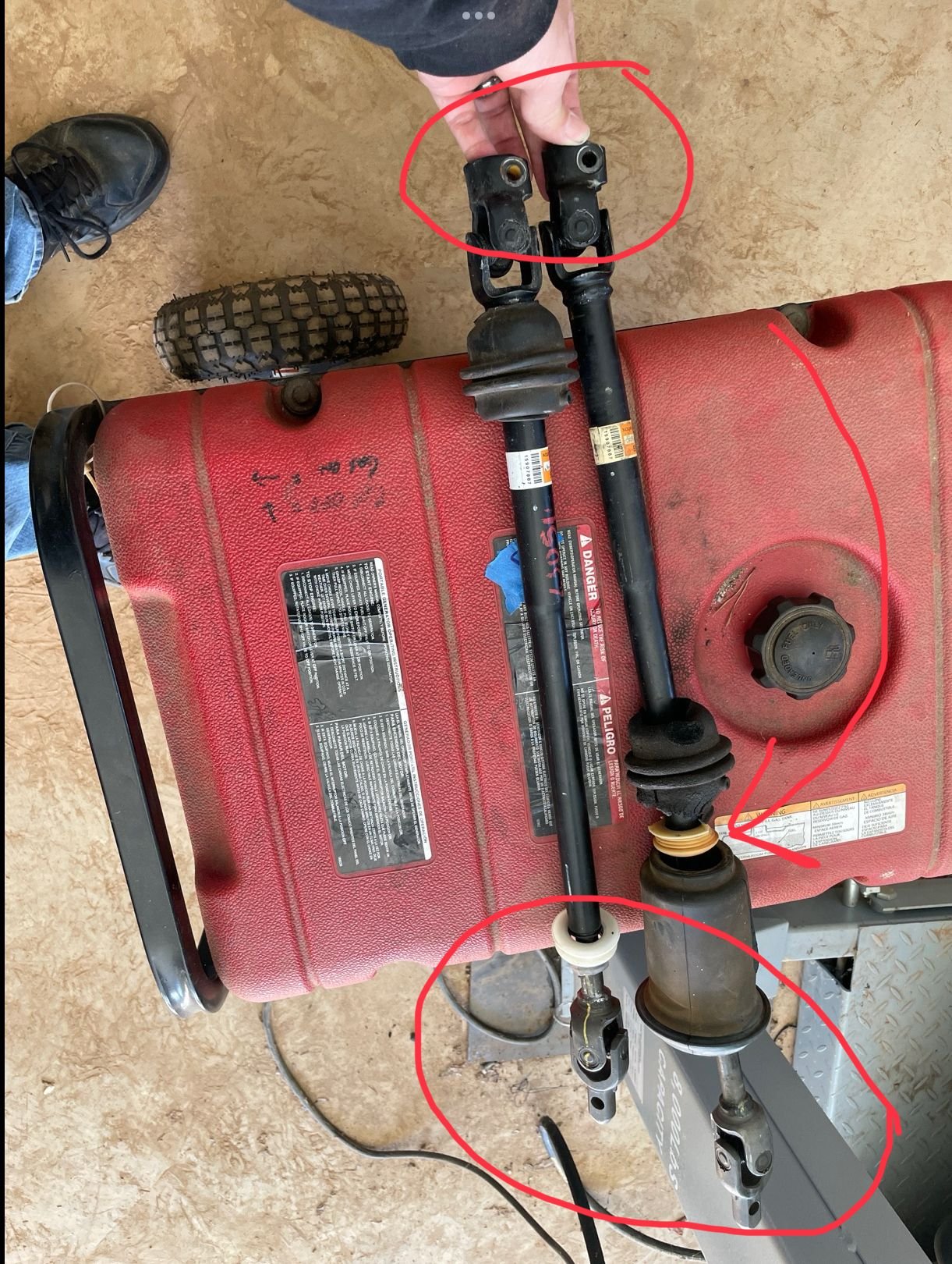 WTF? Replaced steering staff now steering wheel off center ...