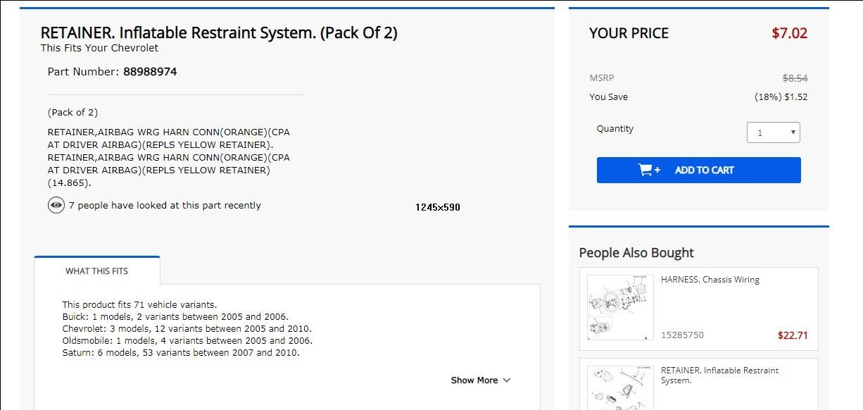 Anyone have an airbag harness plug they could spare? - CorvetteForum ...