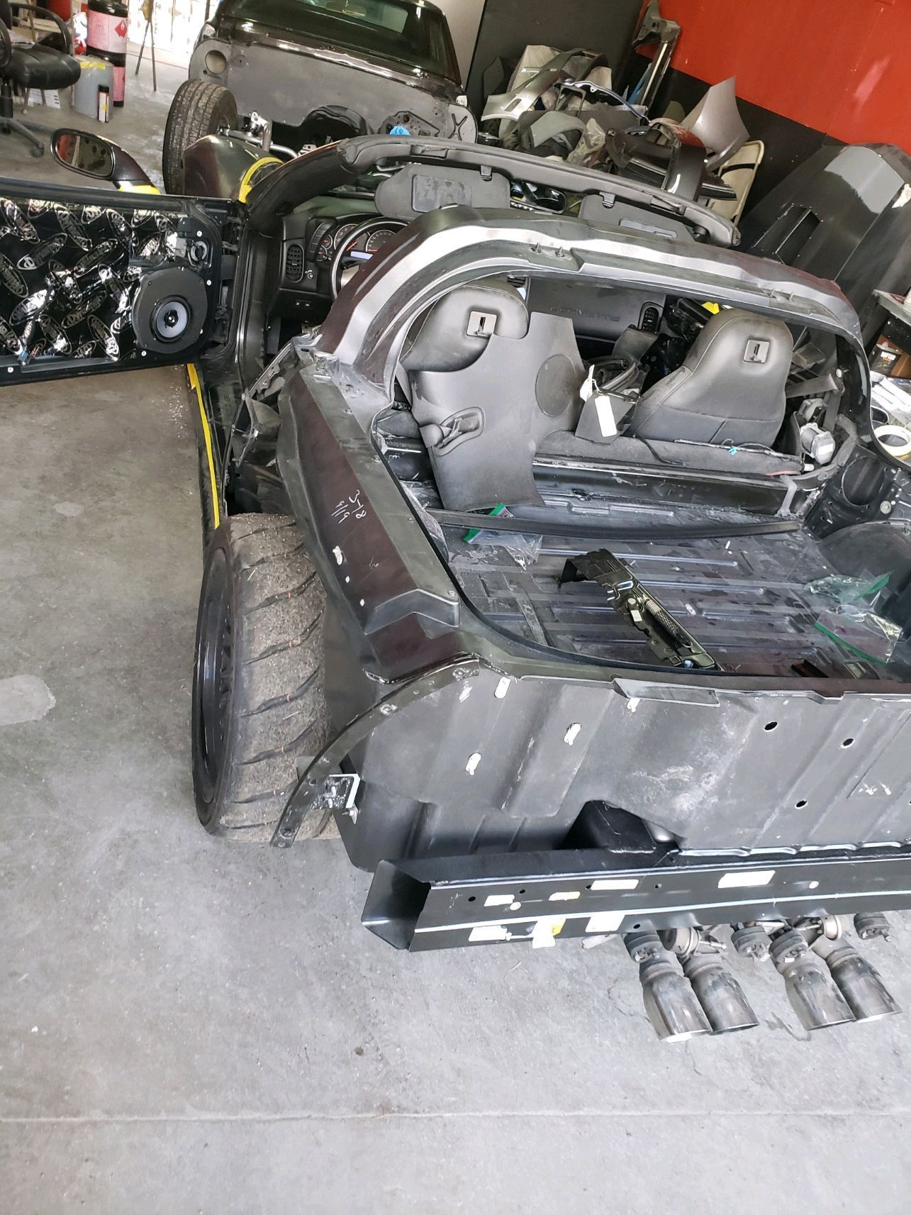 My C6 Was Rear-Ended, Damage/Repair Pics - CorvetteForum - Chevrolet ...