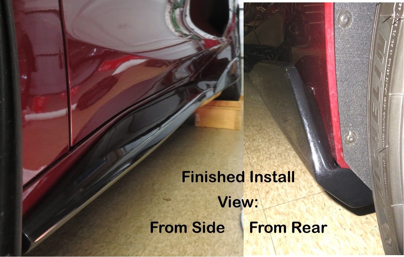 5VM side skirts (mounting styles and post install use) - CorvetteForum ...