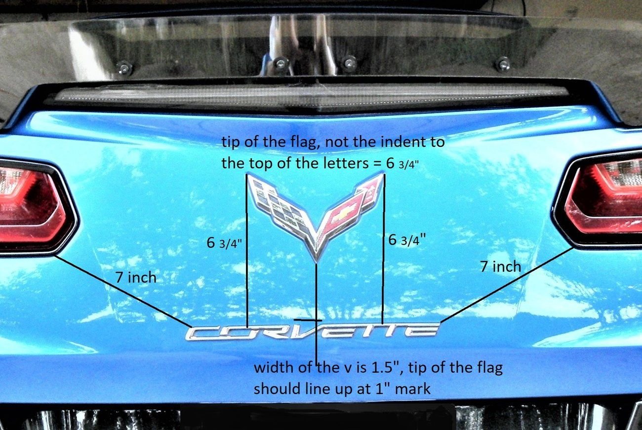 Rear Bumper Corvette Letters - CorvetteForum - Chevrolet Corvette Forum ...