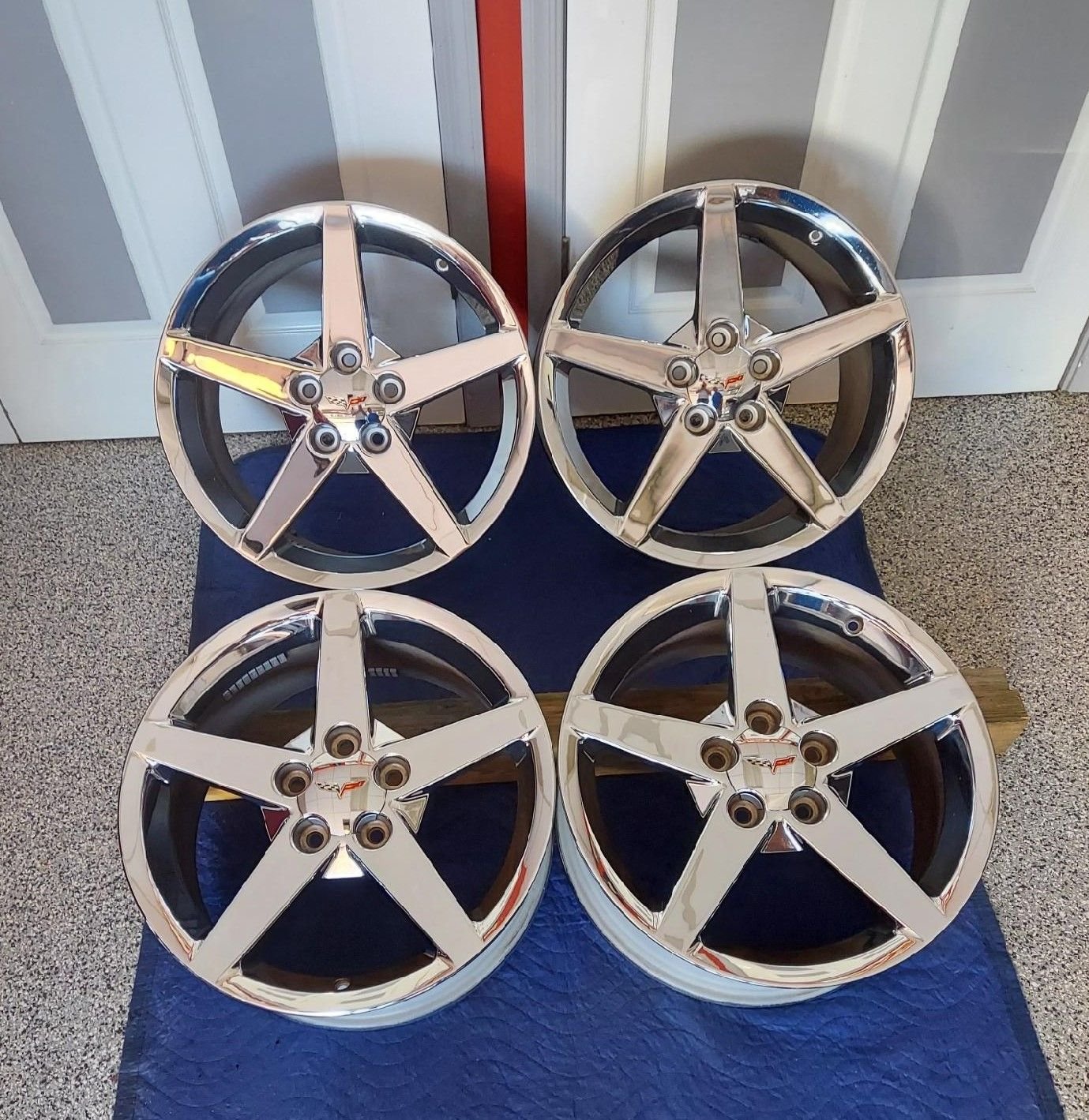 FS (For Sale) C6 5-spoke Chrome Rims - CorvetteForum - Chevrolet ...