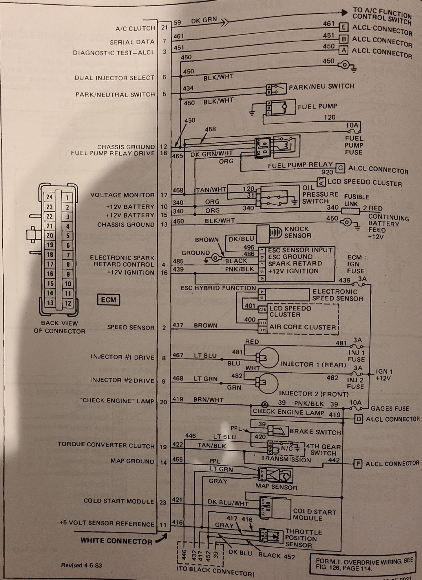 '84 C4 carb swap wiring - CorvetteForum - Chevrolet Corvette Forum ...