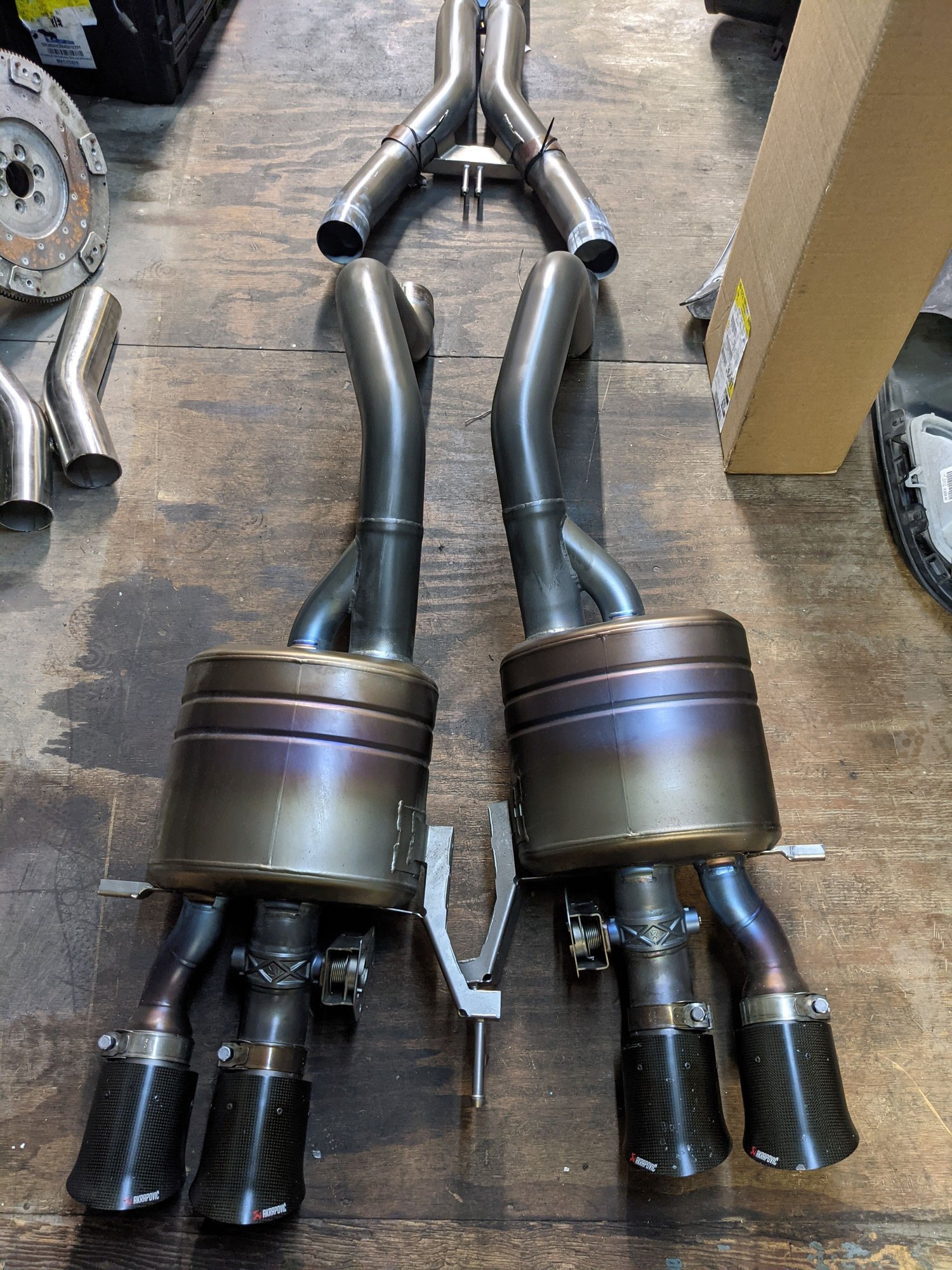FS (For Sale) Akrapovic Titanium Catback Exhaust w/ Carbon Tips ...
