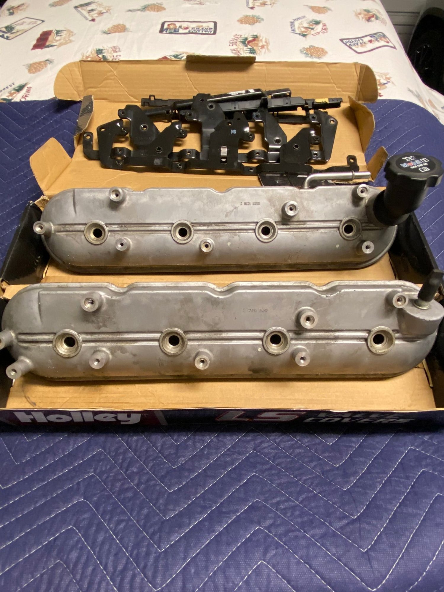 FS (For Sale) LS stock valve covers with coil pack brackets ...