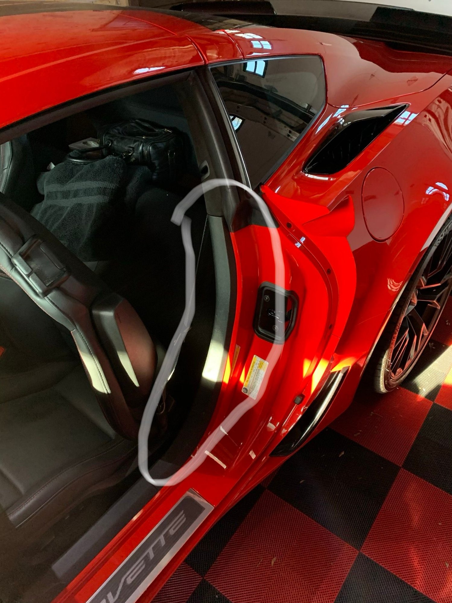 How to replace B Pillar?? Belt buckle damaged - CorvetteForum ...