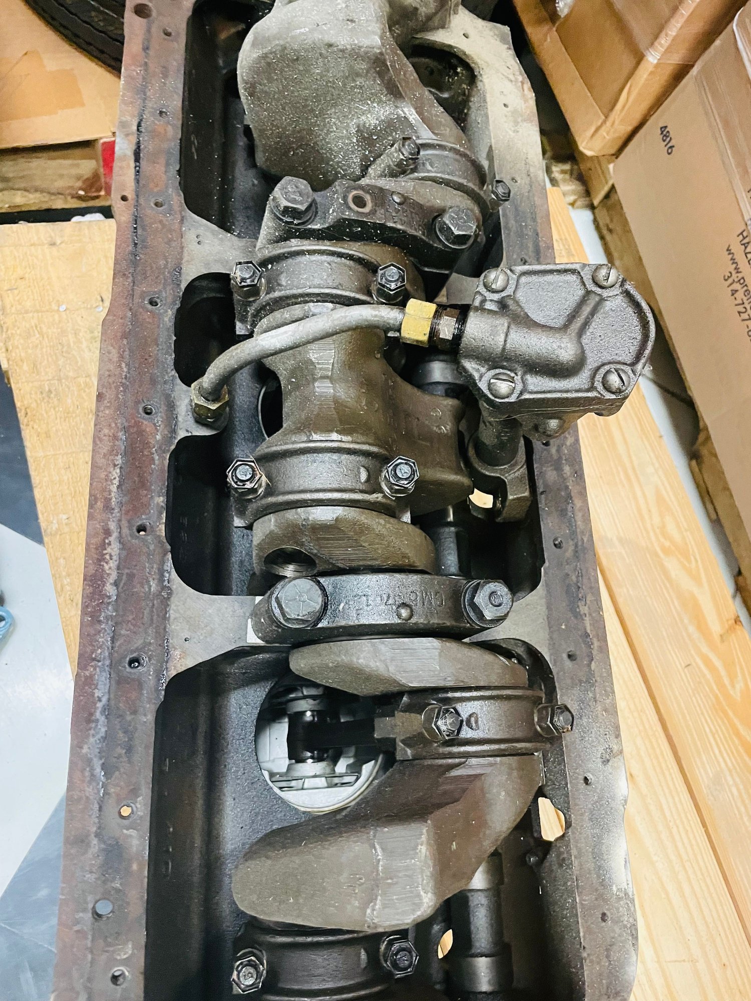 FS (For Sale) 1954’ 235 Blue Flame Engine Block - CorvetteForum ...